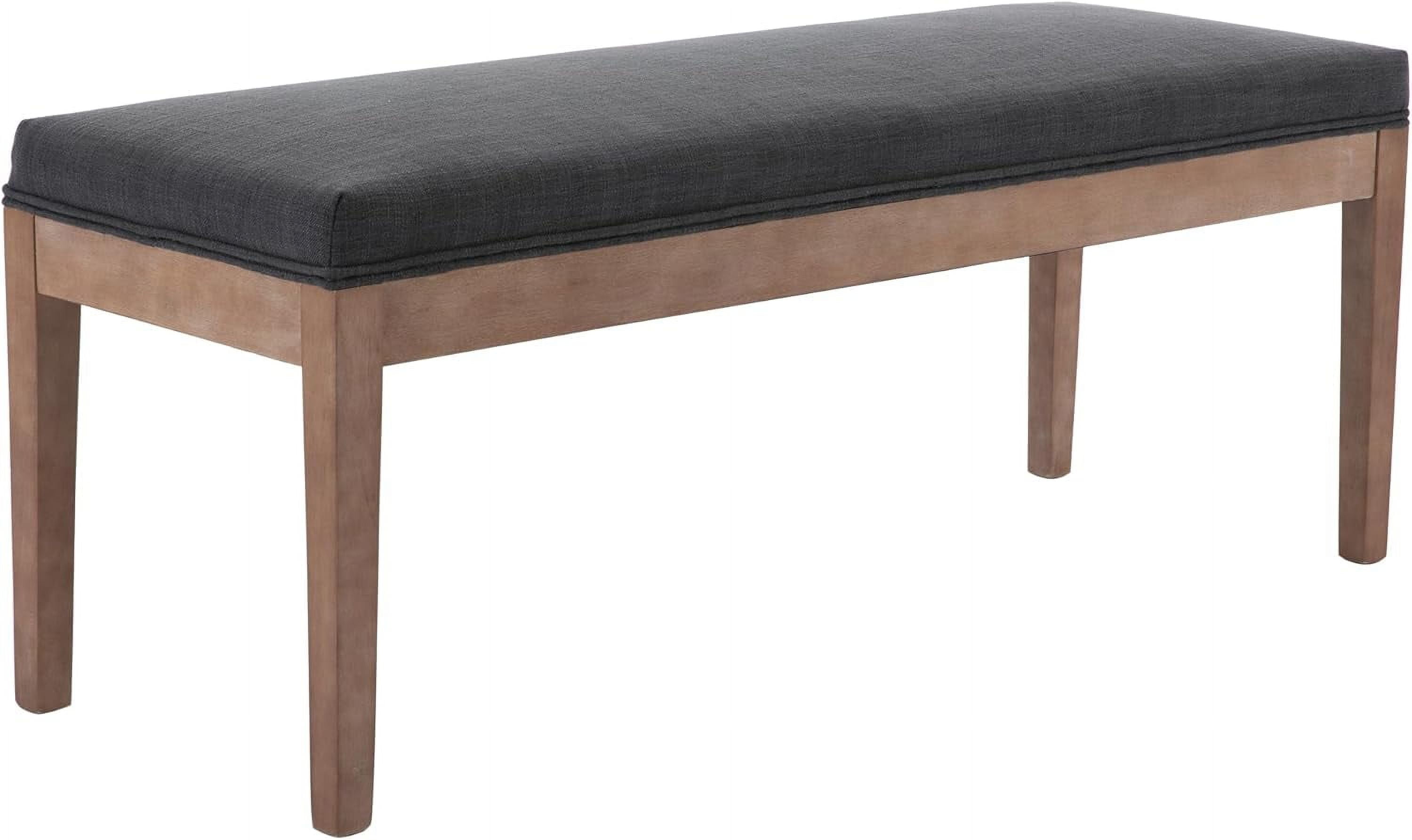 chairus Linen Upholstered Entryway Bench Dining Table Benches Farmhouse ...