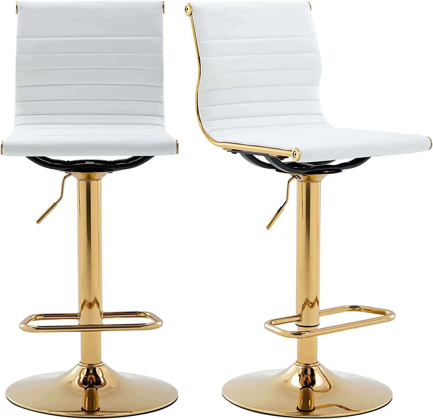 chairus Modern Swivel Bar Stools Chairs Set of 2, Adjustable Counter ...
