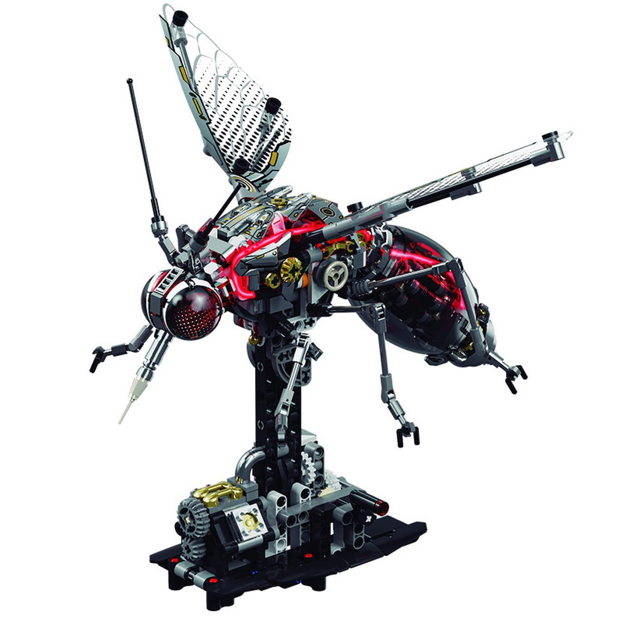 chanbrick Mechanical Mosquito Building Set with Light Compatible with ...