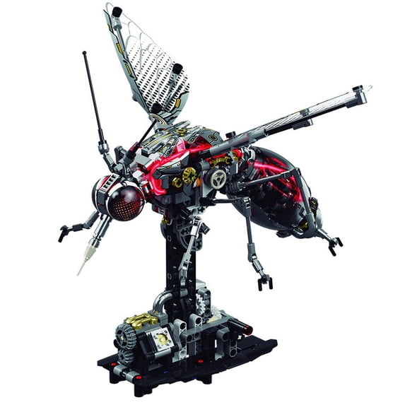 chanbrick Mechanical Mosquito Building Set with Light Compatible with ...
