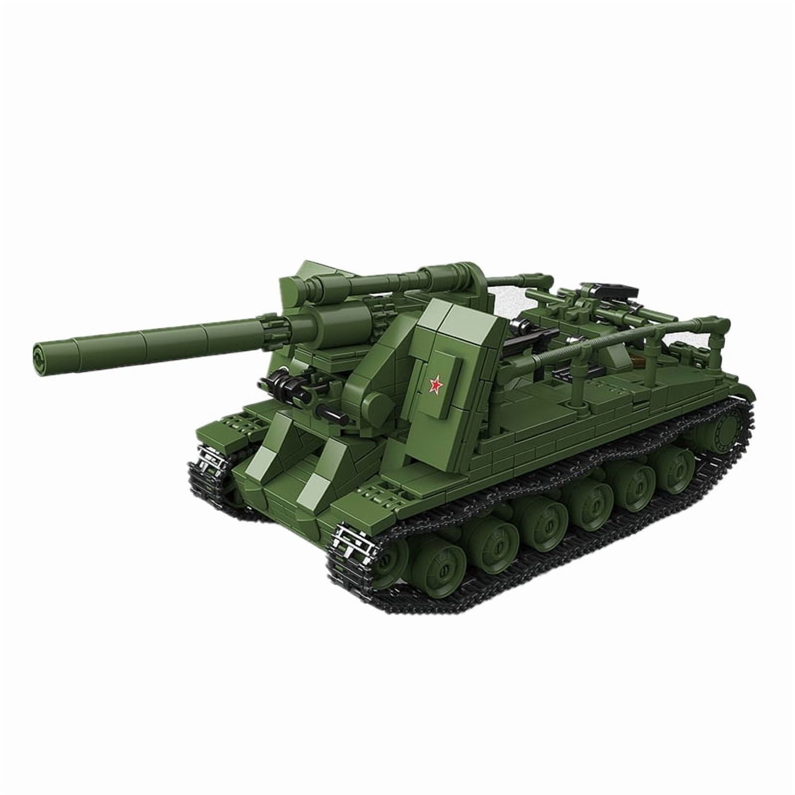chanbrick Military WW2 Tank Building Set Compatible with Lego Army Tank ...