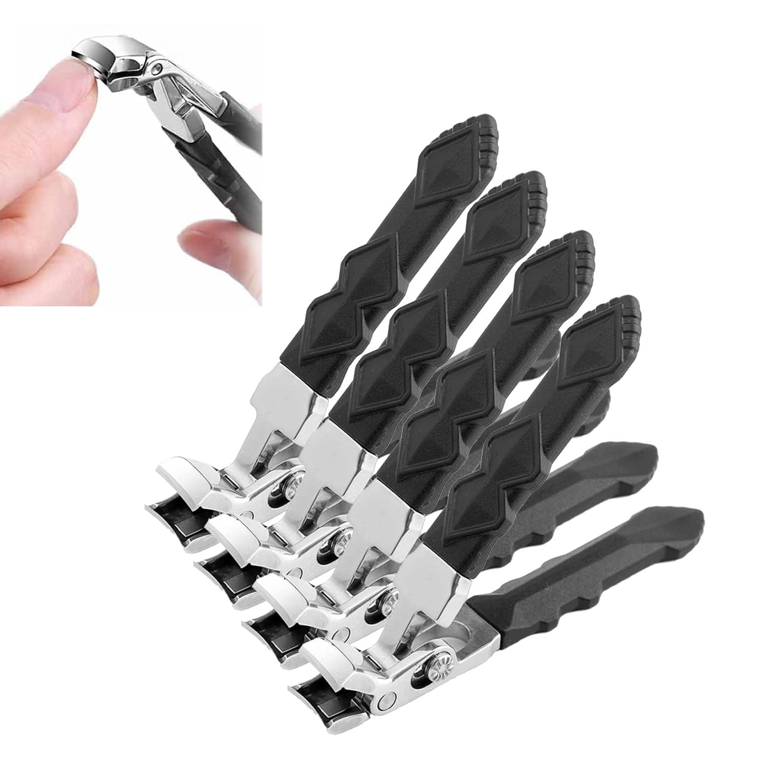 changqing xie Outfany Nail Clipper, 2Packs Outfany ToeNail Clippers ...