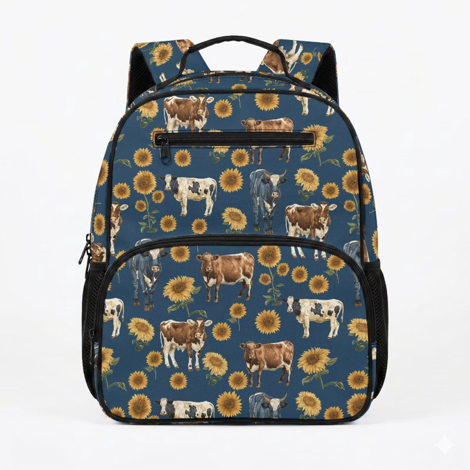 chaqlin Backpack for Kids Toddler Girls 3-8, Preschool Cow Sunflower ...