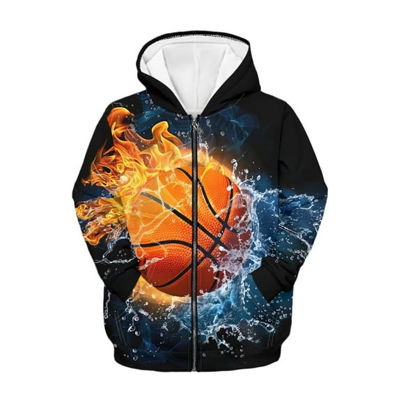 chaqlin Basketball Hoodies for Boys 8-10 Long Sleeve Hooded Sweatshirt ...