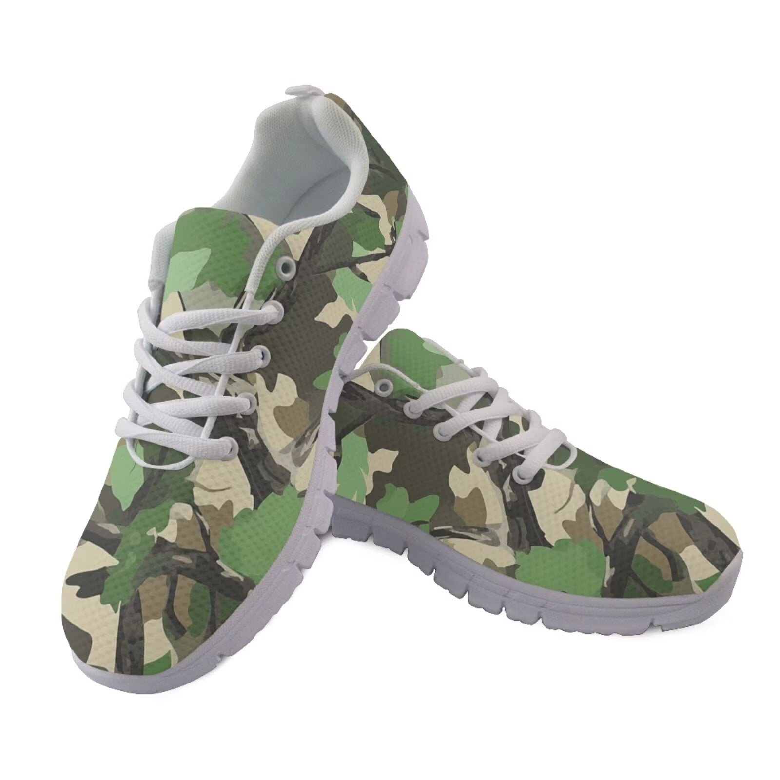 chaqlin Camo Hunting Sneakers for Men Walking Shoes Breathable Mesh ...