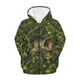 chaqlin Camo Hunting Zip up Hoodies for Boys 8-10 Bass Fish Full-Zip ...