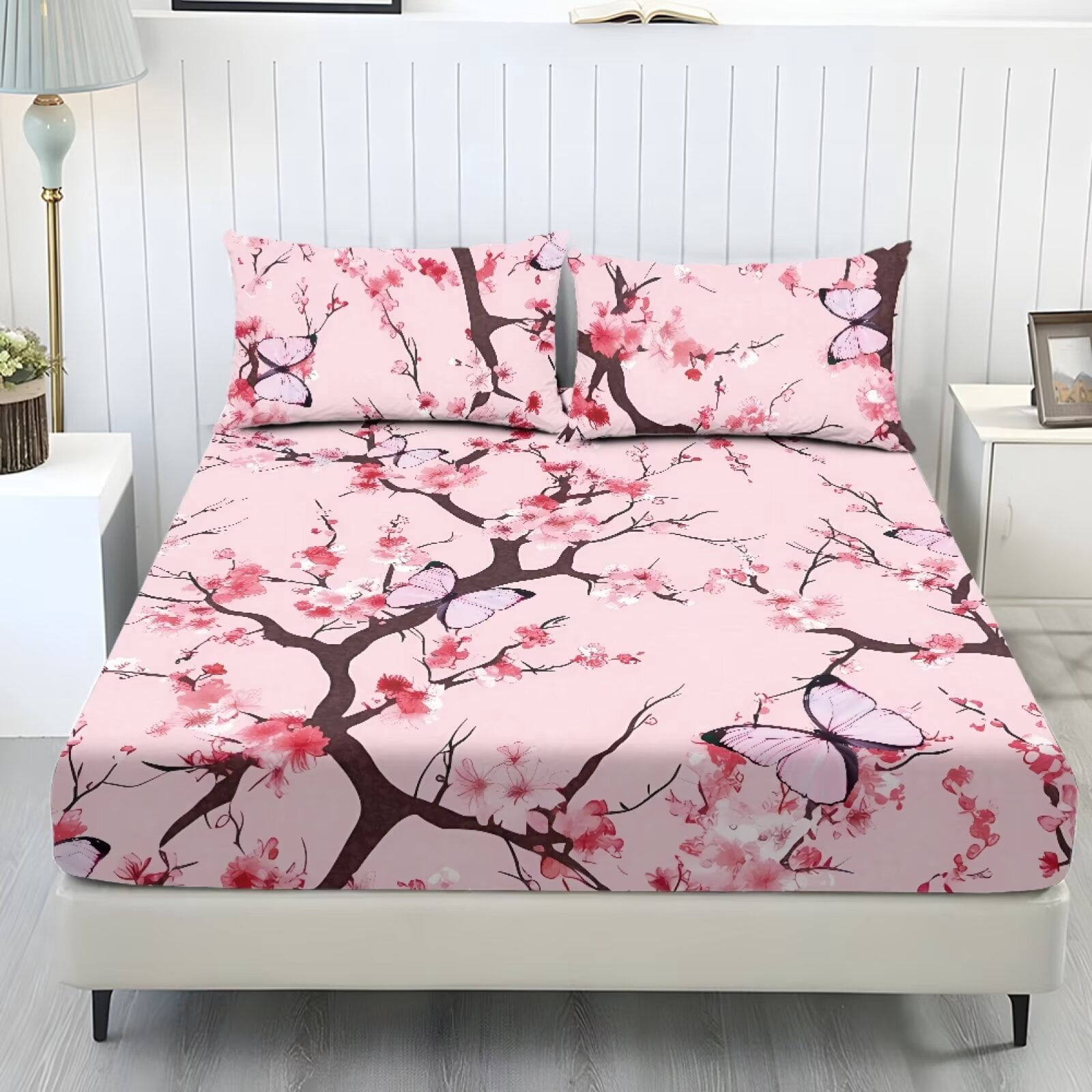 chaqlin Cute Rabbit Lavender Sheet Set 3 Piece Breathable Cooling ...