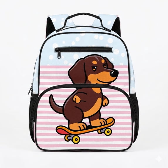 chaqlin Dachshund Dog Stripe Kid Boy Girl Toddler Backpack Age 4, Cute ...