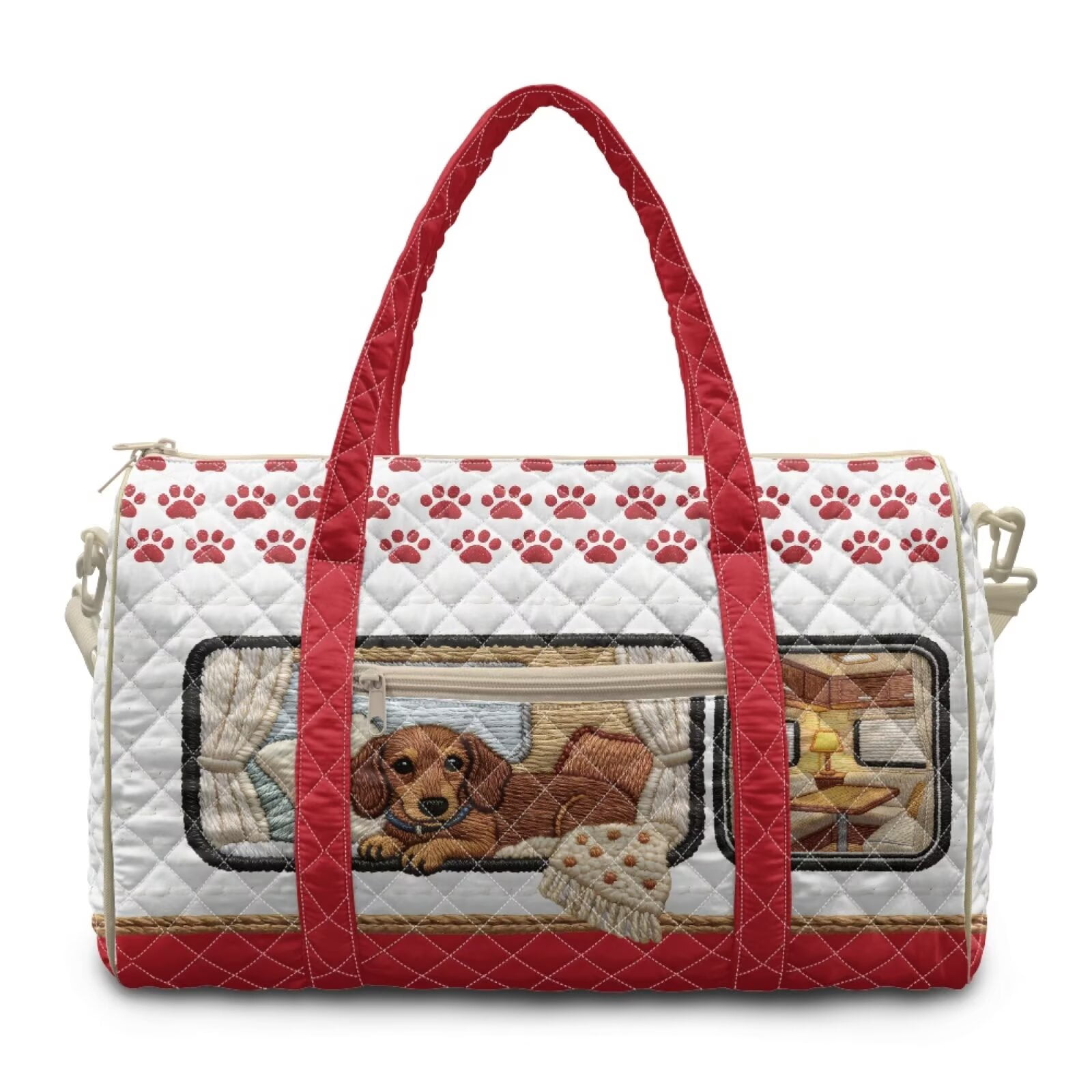 chaqlin Dachshund Weekender Bag Travel Duffle Bag For Women Large ...