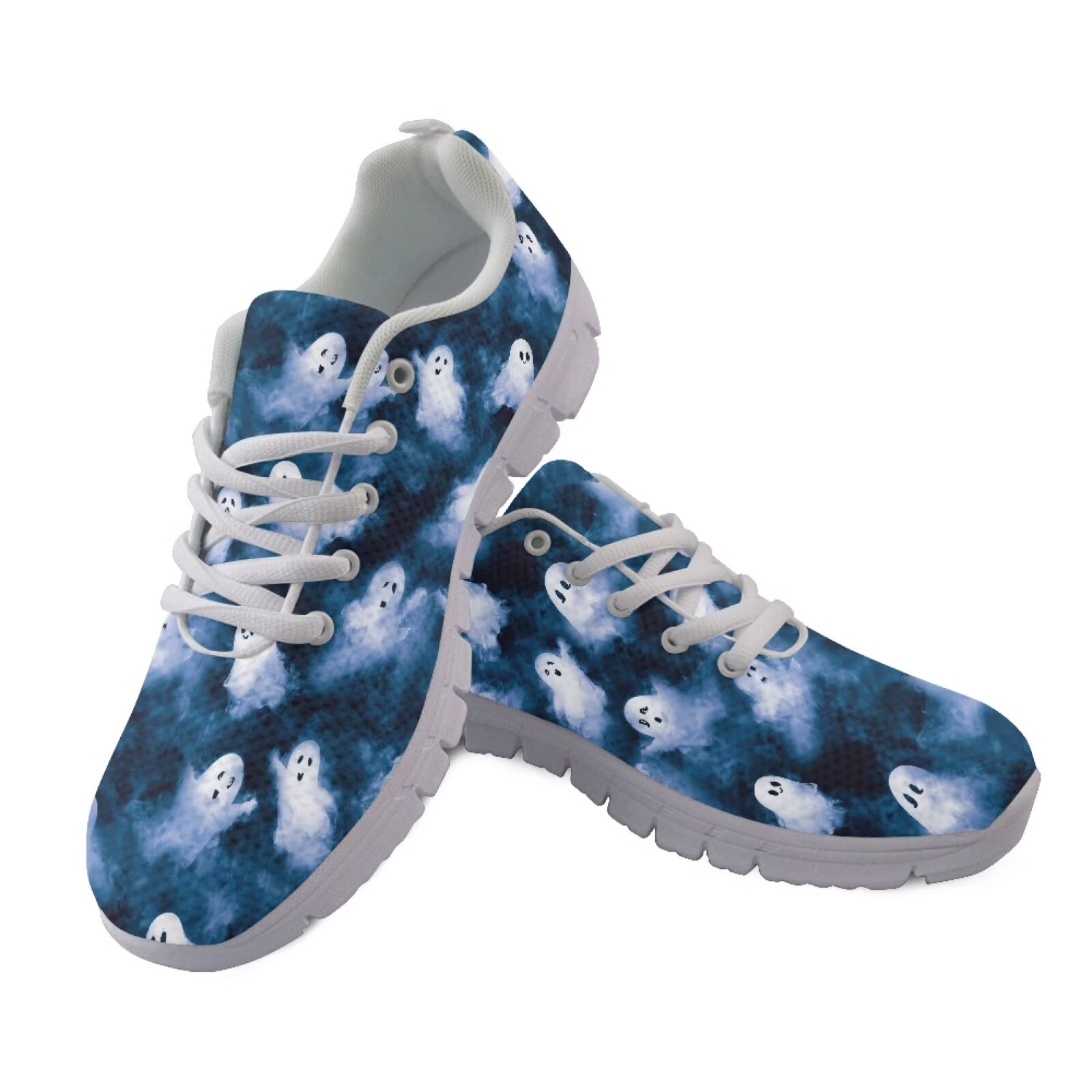 chaqlin Halloween Ghosts Running Shoe for Women Men Size 12 Breathable ...