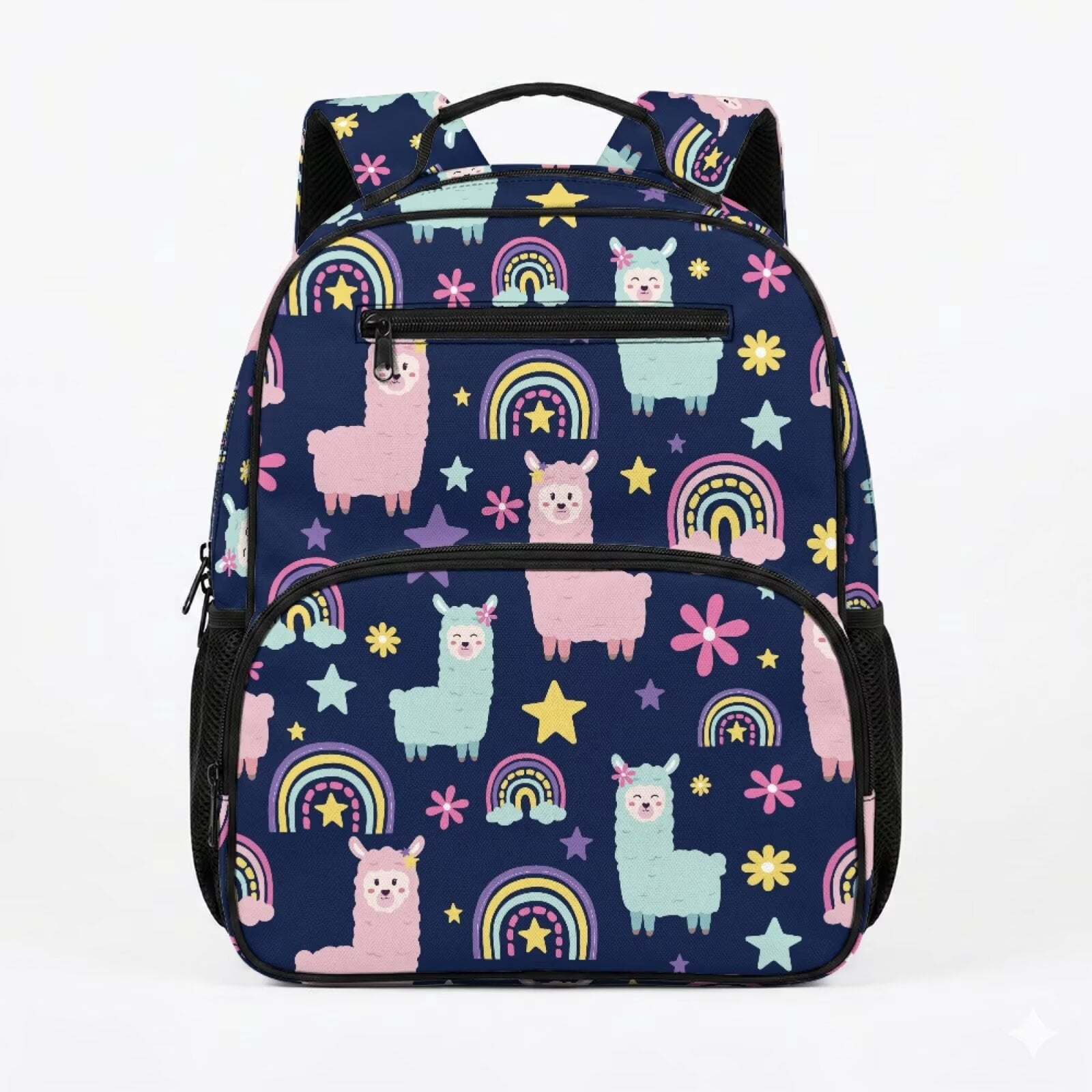 chaqlin Rainbow Llama Toddler Backpack for Tiny Boy Girl Age 3-7 Years ...