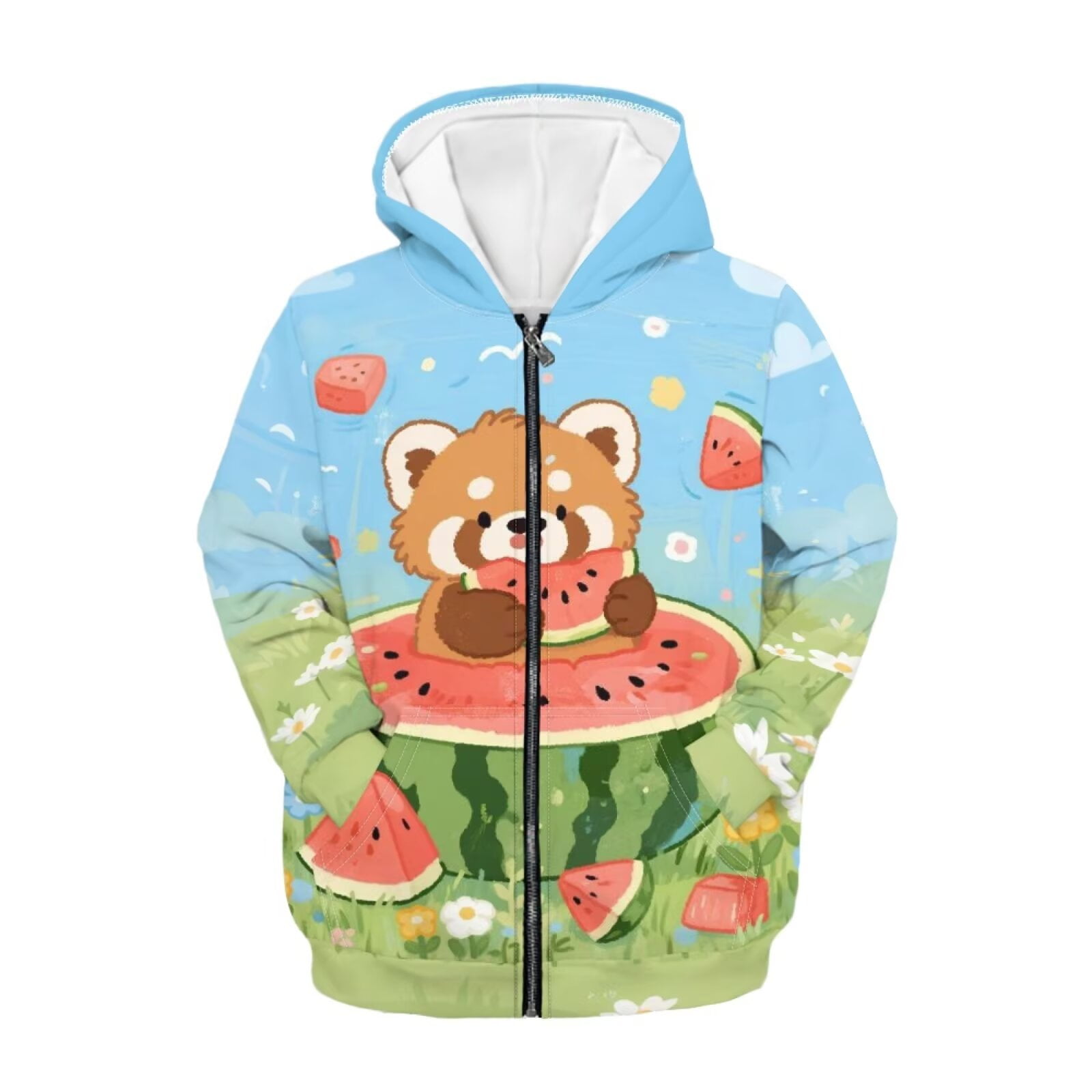 chaqlin Red Panda Zip up Hoodies for Girls 11-13 Years Old Cute Full ...