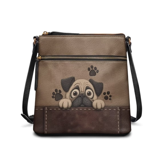 chaqlin Satchel Bag Pug Sling Handbags Crossbody Purse Cell Phone Bag ...