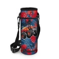 chaqlin Splatter Oil Paint Truck Water Bottle Carrier Bag with Strap ...