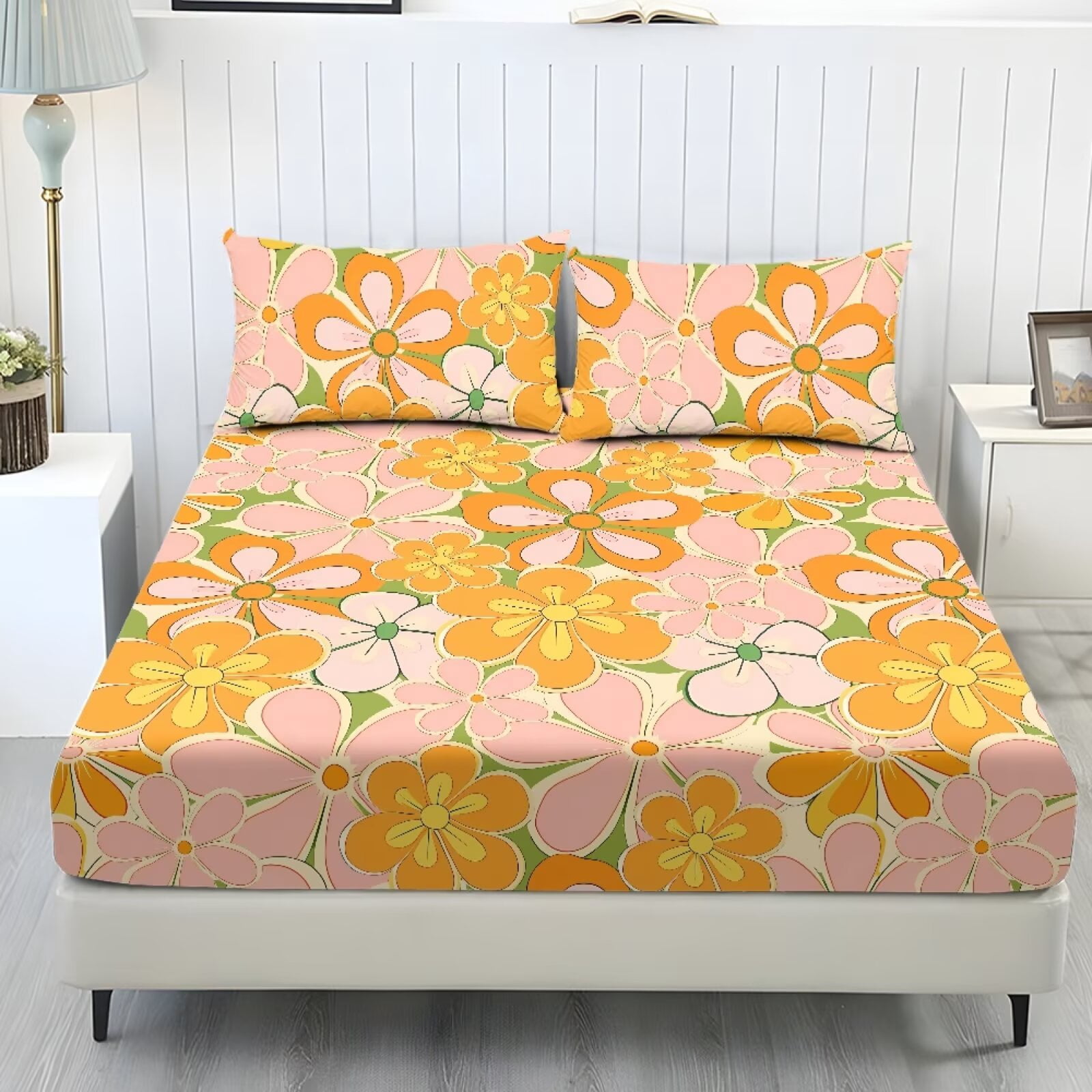 chaqlin Twin Sheet Set Soft Stretchy Bedding Sheet Set 3 Pieces Deep ...