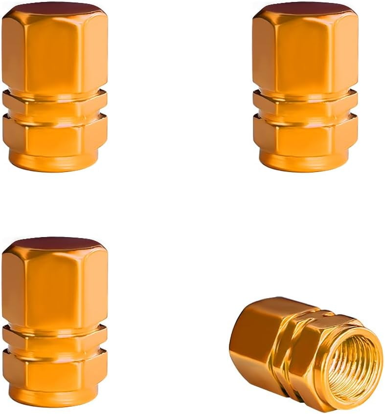 chasenew 8 PCS Car Tire Valve Caps, Anti-Corrosion Aluminum Alloy Valve ...