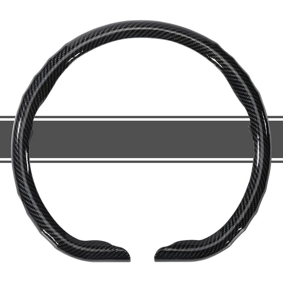 chasenew Carbon Fiber Car Steering Wheel Cover,Non-Slip Steering Wheel ...