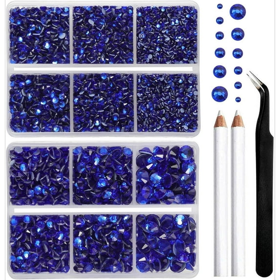 chasenew Hotfix Rhinestones, 6080PCS AB Rhinestones for Clothes Crafts ...