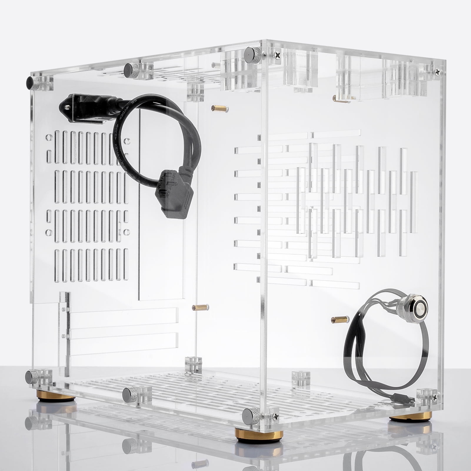 chassis,Computer Shell Pc Itx All-round 210mm Heat Dissipation All ...