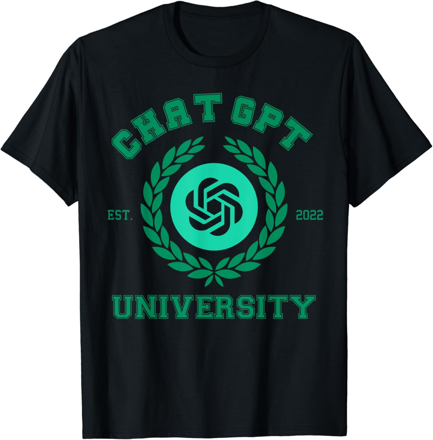 chatgot chat university gpt ai T-Shirt - Walmart.com