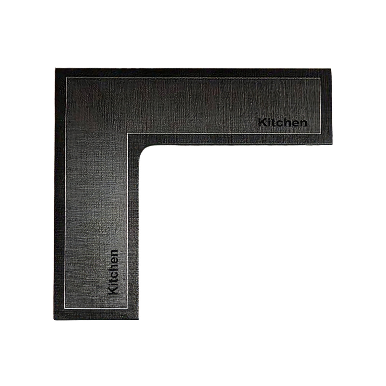 chaungfeng 1 Piece L Shape Mat, Absorbent Kitchen Mats, Anti-Slip ...