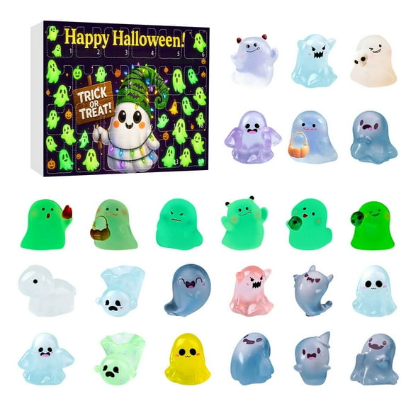 chaungfeng 2025 Halloween Ghost Advent Calendar - 24-Day Countdown with ...
