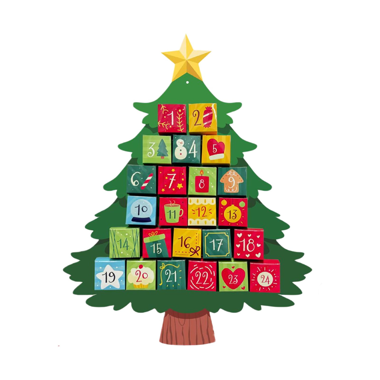 chaungfeng Empty Advent Calendars To Fill, DIY Christmas Countdown ...