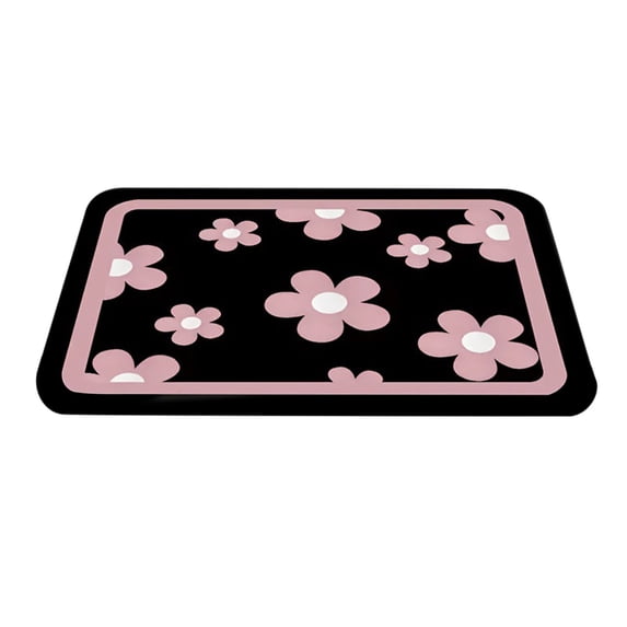 chaungfeng Floral Patterns Car Trunk Mat, 30x39 Inch Cargo Liner Dirt ...