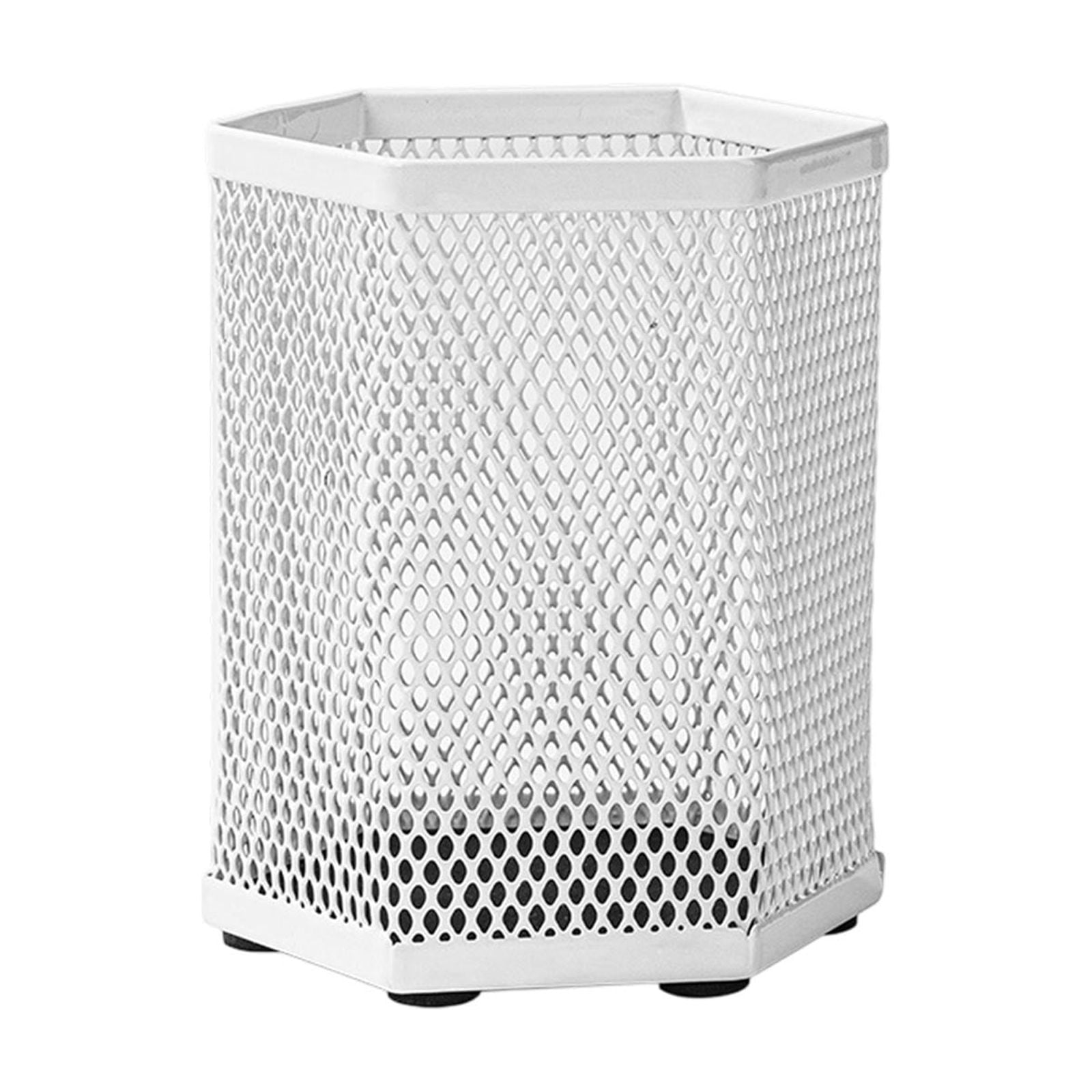 chaungfeng Hexagonal Metal Mesh Pencil Holder - Pen Container Desk ...