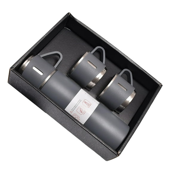 chaungfeng Stainless Steel Tumbler Set, Vacuum Insulated Cup with 3 Lid ...