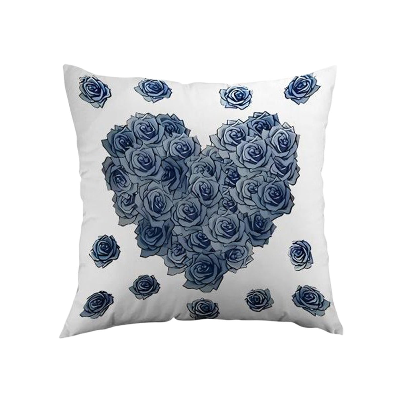 chaungfeng Valentines Day Throw Pillow Covers 18 x 18 Inch, Love Heart ...