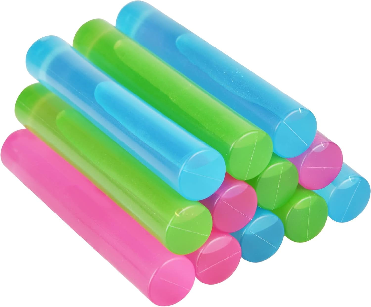 chdqwer 24 Pack Reusable Ice Cubes for Drinks Quick Freeze Water Bottle ...