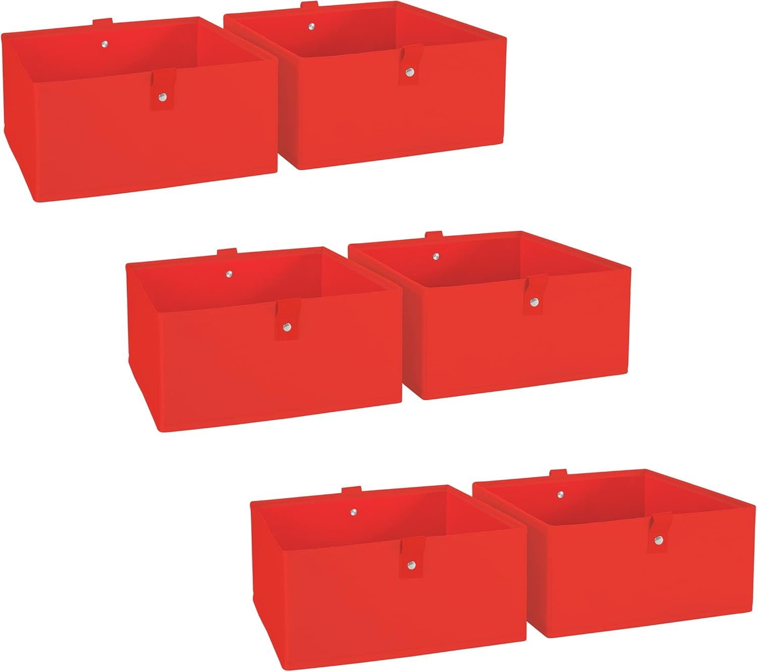 hltysuo HCOCM RiverRidge Kids 6pc Folding Storage Bins Set - 10.5 ...