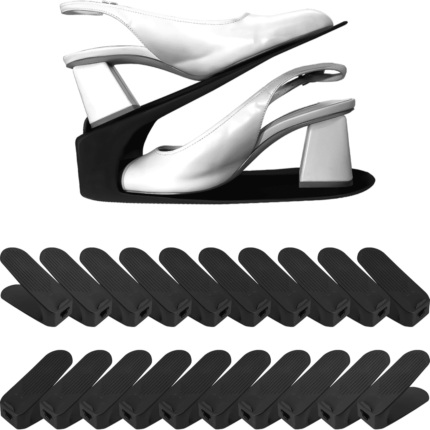 chdqwer I M LIVING - Value Pack Shoe Slot Organizer 20-Piece Space ...