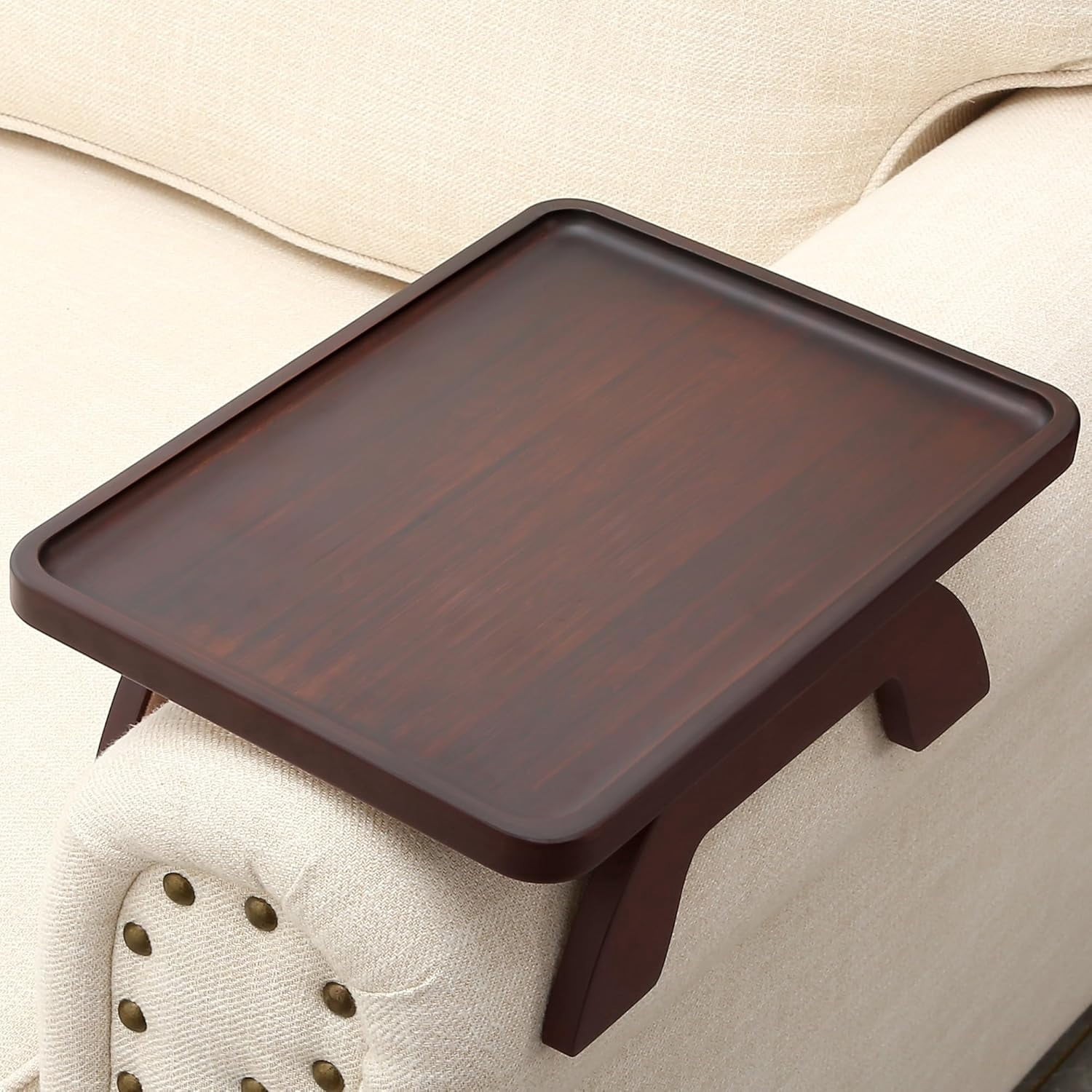 chdqwer JKLCH Couch Arm Tray Sofa Arm Clip on Side Tables Arm Rest for ...