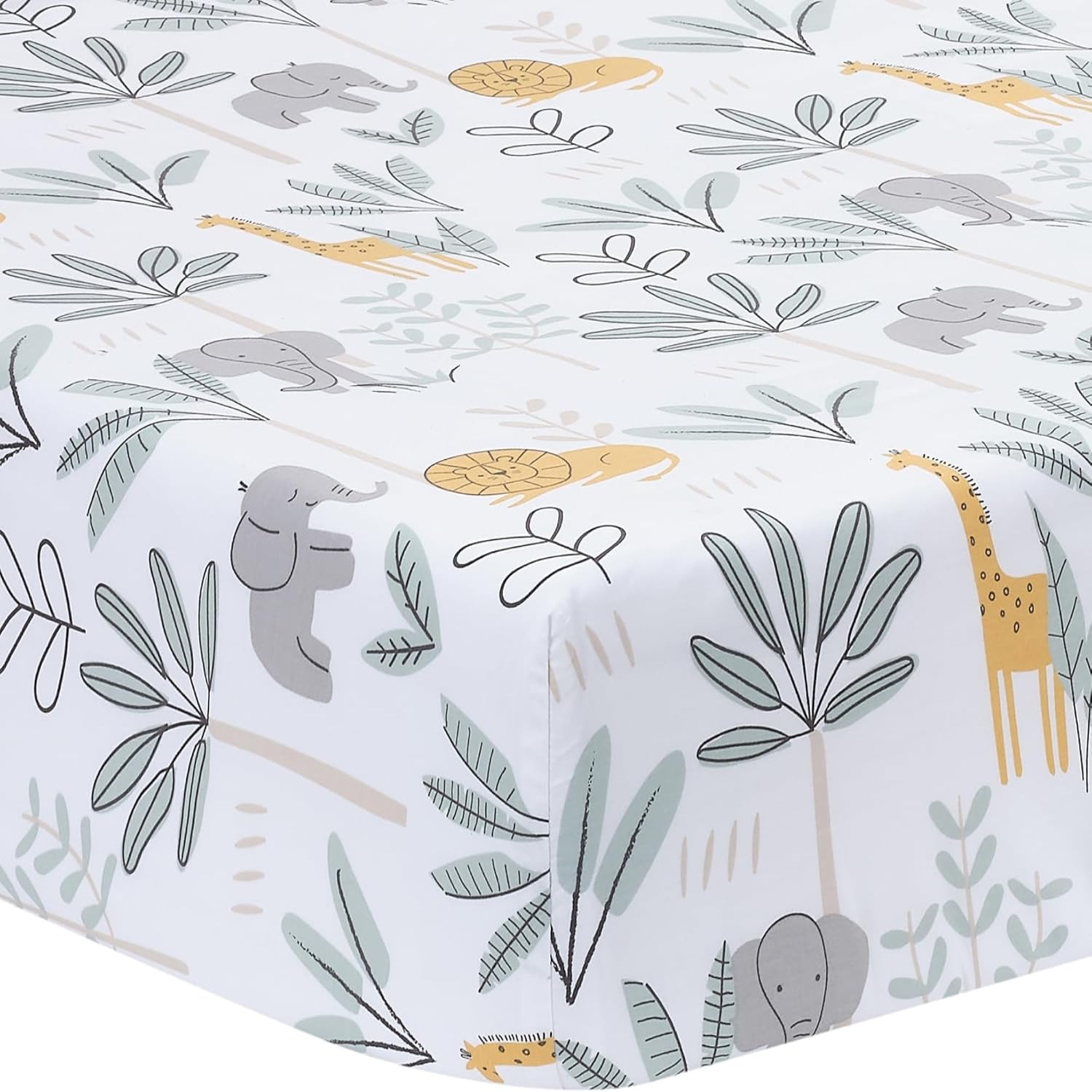 chdqwer Lambs & Ivy Jungle Friends 100% Cotton Safari Animals Baby ...