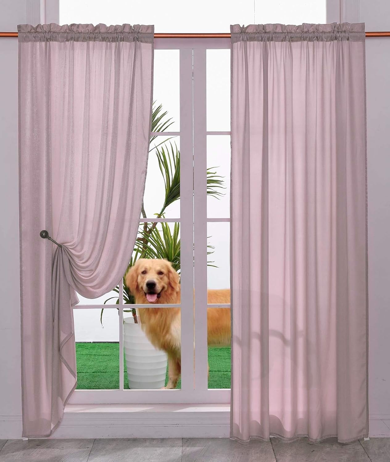 chdqwer Non-See-Through Velvet Opaque Privacy Curtains 2 Panels Drapes ...