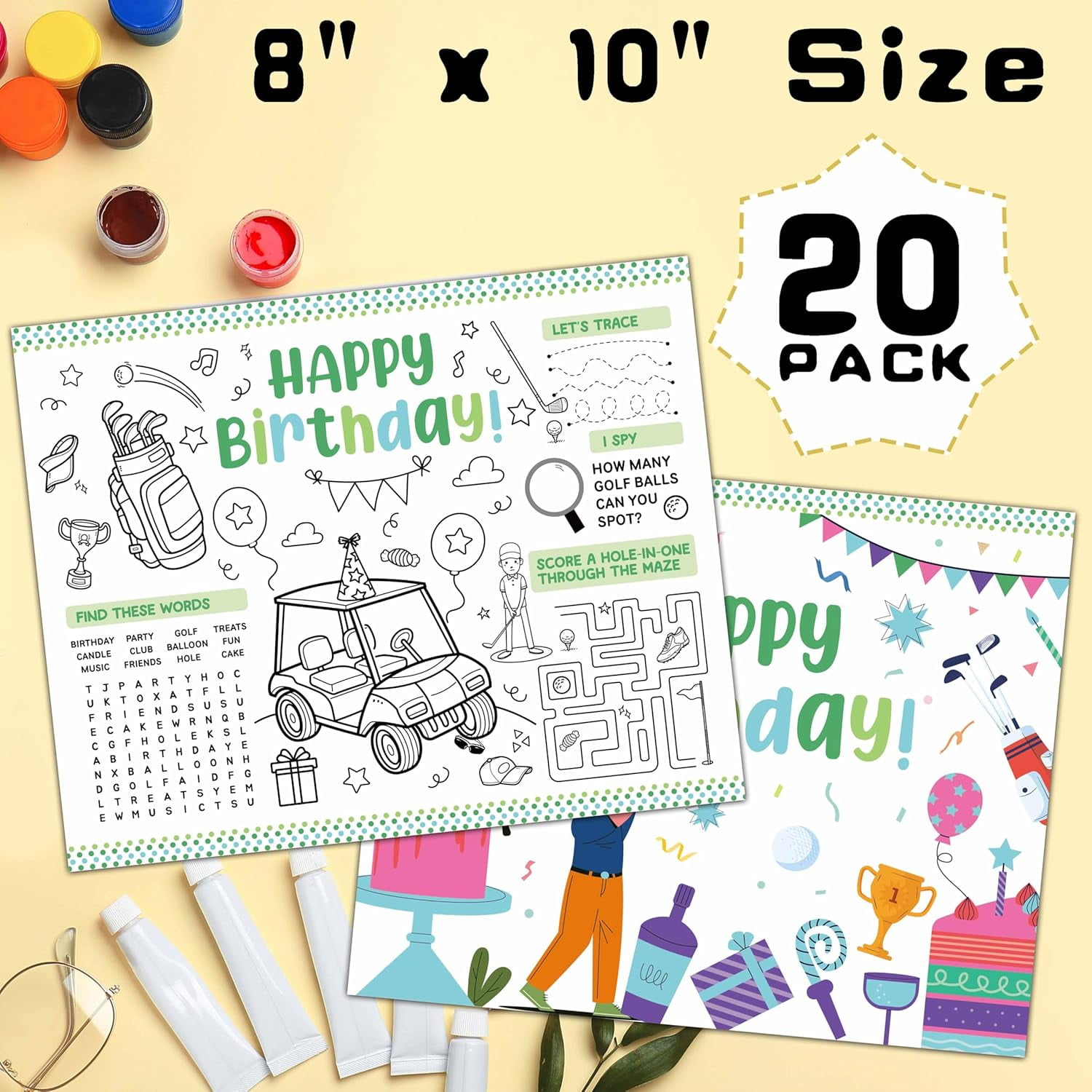 chdqwer Race Car Coloring Sheets & Placemats - Happy Birthday ...