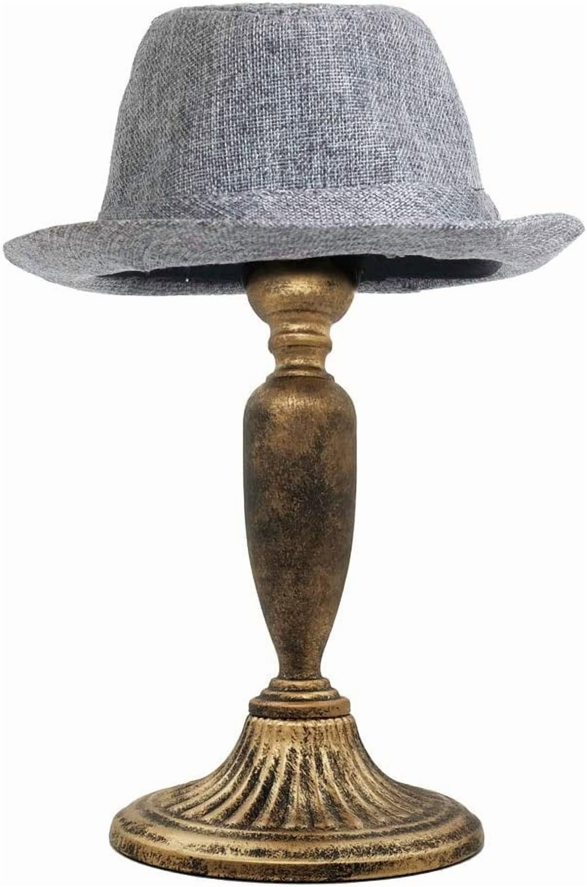 chdqwer Vintage Style Dome Shape Removable Metal Hat Rack Cap Wig ...