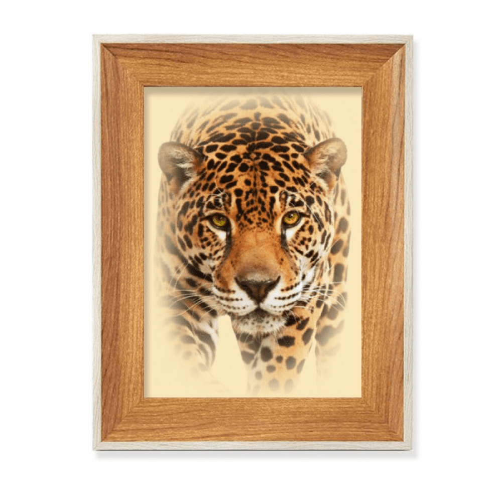 cheetah near fierce fdesktop wooden photo frame display picture art ...