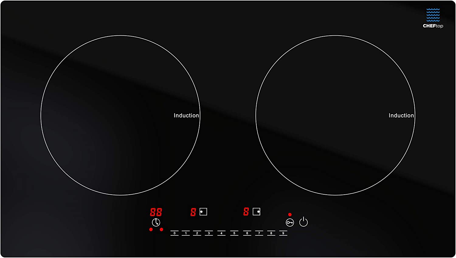 Cheftop Induction Cooktop Portable Induction Burners 120V Digital ...
