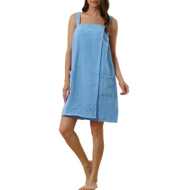 cheibear Womens Towel Wrap Robe Bathrobe Spa Towels with Shower Cap for ...