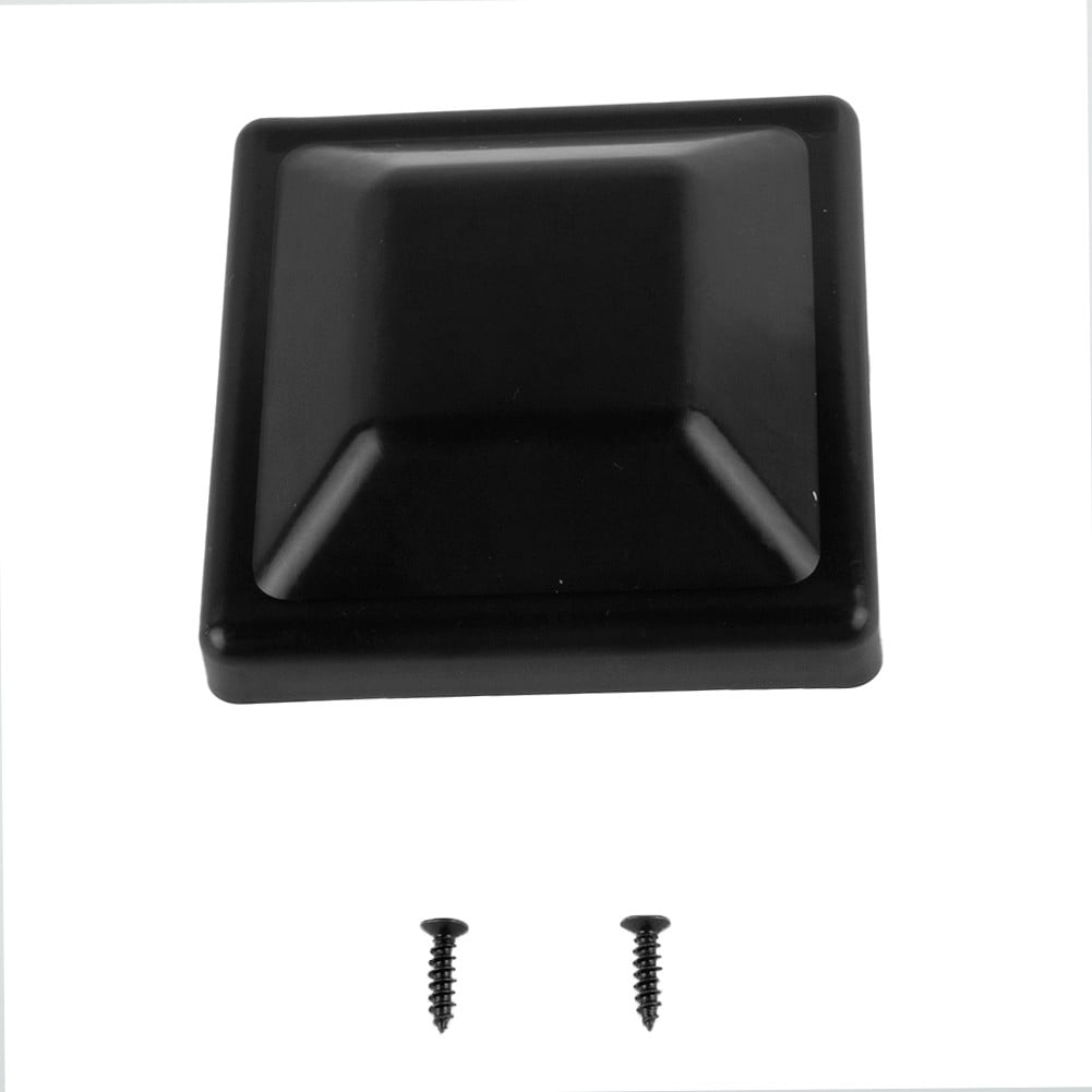 chengsi 1/4PCS Fence Post Caps Post Caps 10cm Black Caps Decoration ...