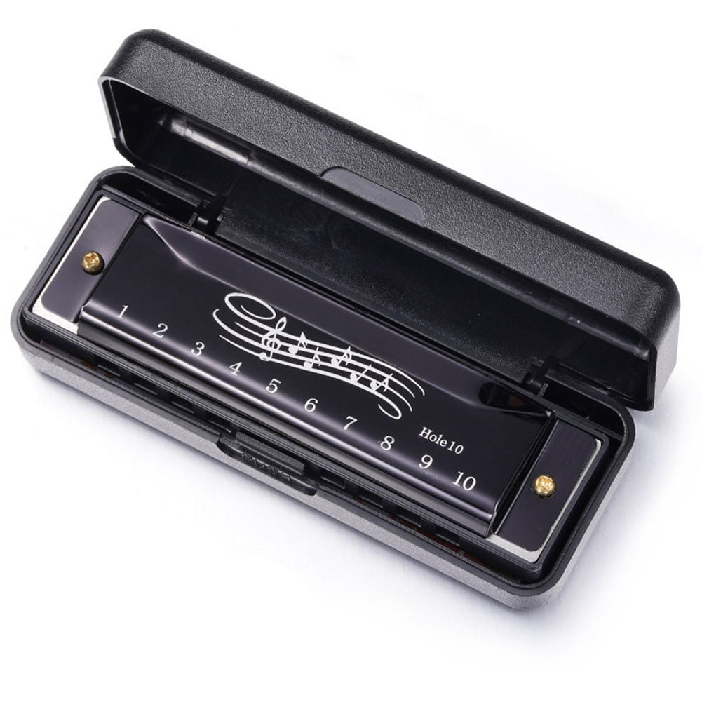 chengsi 10 Holes Key Of C Blues Harmonica Mouth Organ Musical ...