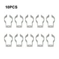 chengsi 10pcs 6-28mm Spring Terry Clips Stainless Steel Tool Storage ...