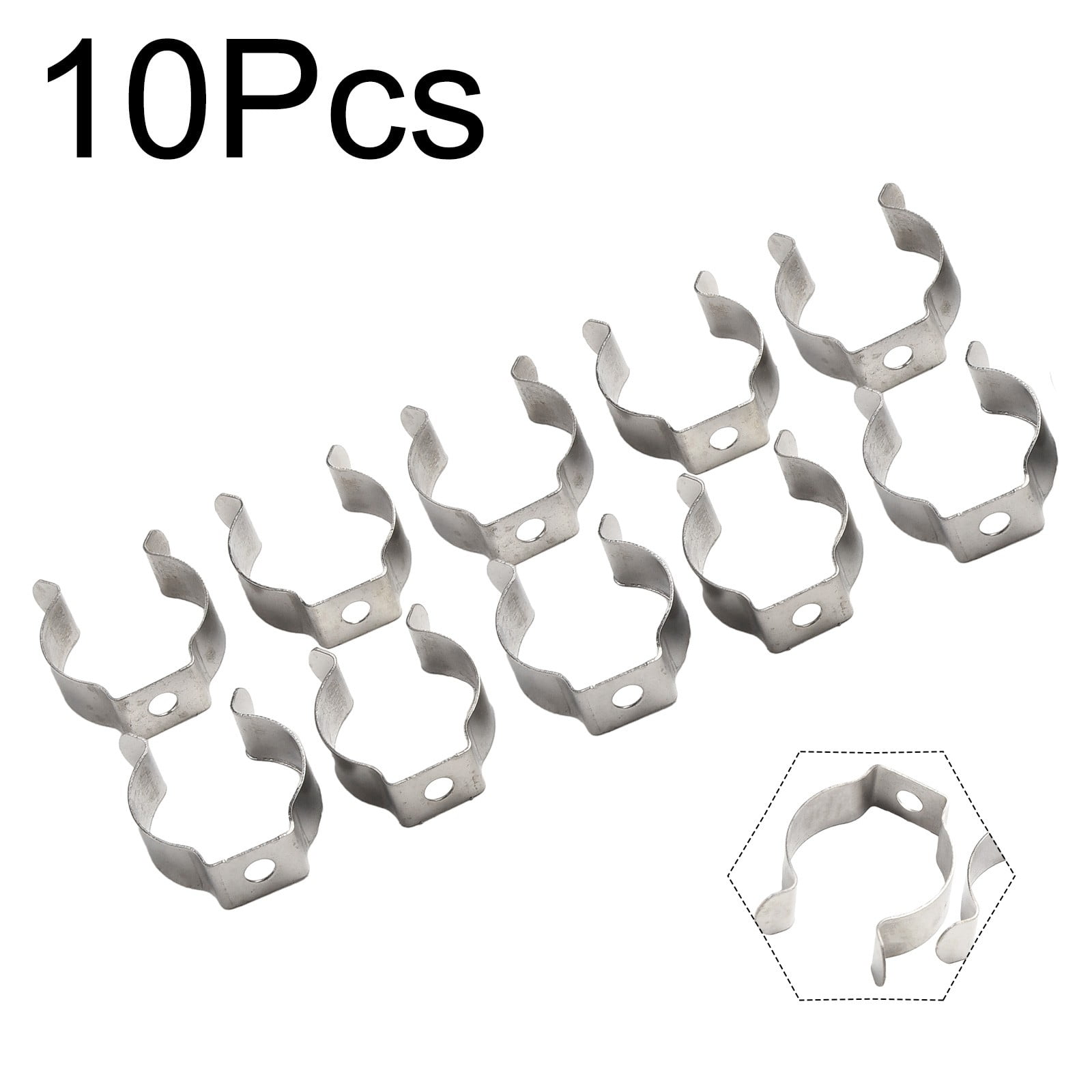 chengsi 10pcs 6-28mm Spring Terry Clips Stainless Steel Tool Storage ...
