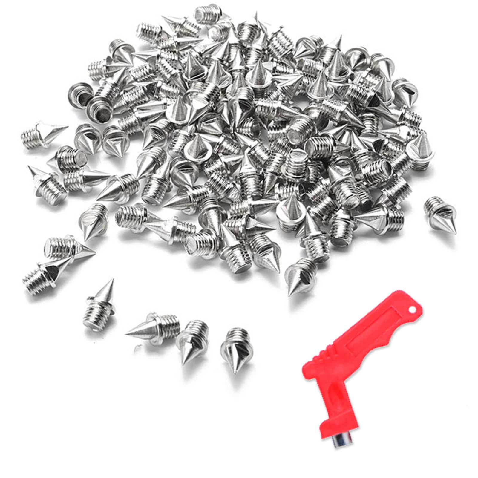 chengsi 120pcs Shoe Spikes Replacements 1/4 Inch Track Spikes Steel ...