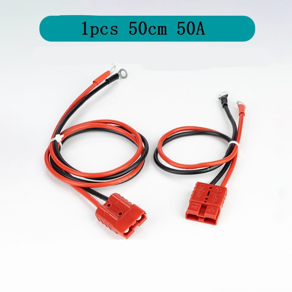 chengsi 12AWG 50Amp Battery Charging Connector Cable For Anderson Plug ...