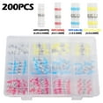 chengsi 200Pcs Solder Seal Stick Wire Connectors Heat Shrink Butt Crimp ...