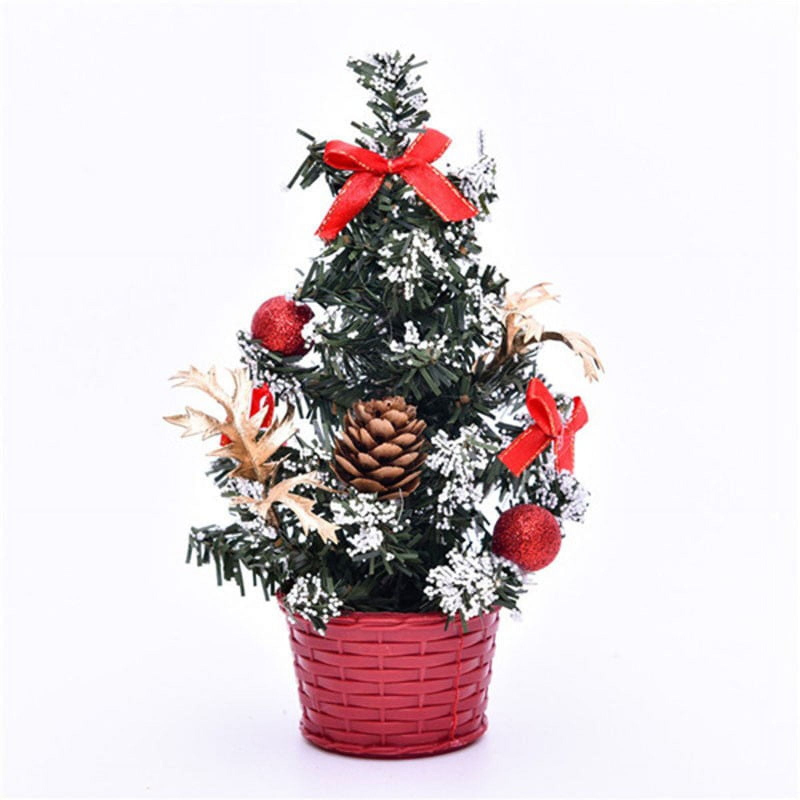 chengsi 20cm Artificial Table Mini Christmas Tree Home Decoration ...